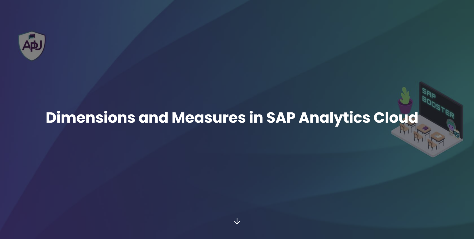 SAP Booster Dimensions and Measures – Analysis Prime University