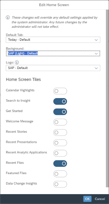 Customizing the Home Screen – Analysis Prime University