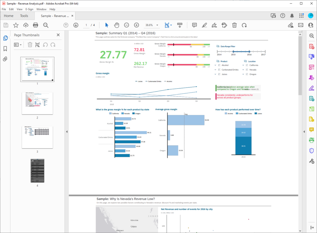 Exporting SAC Stories to PDF – Analysis Prime University