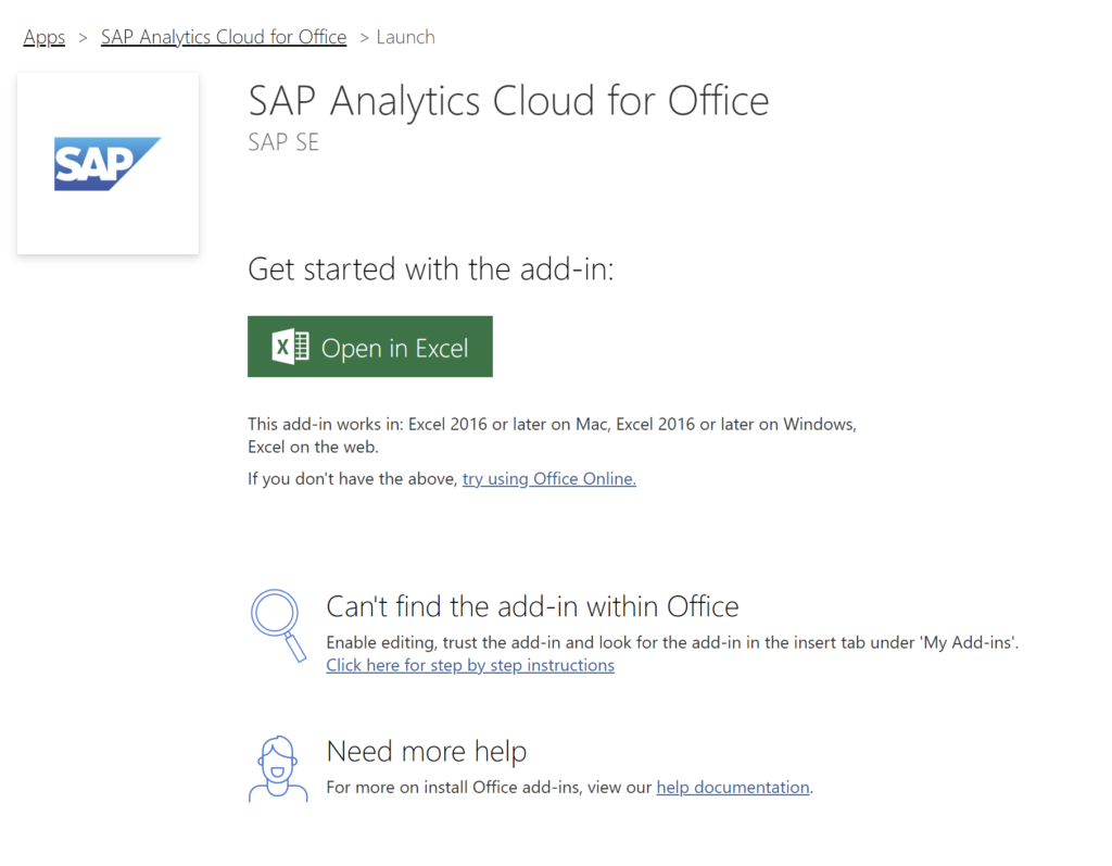 Getting and Installing the Add-in – Analysis Prime University
