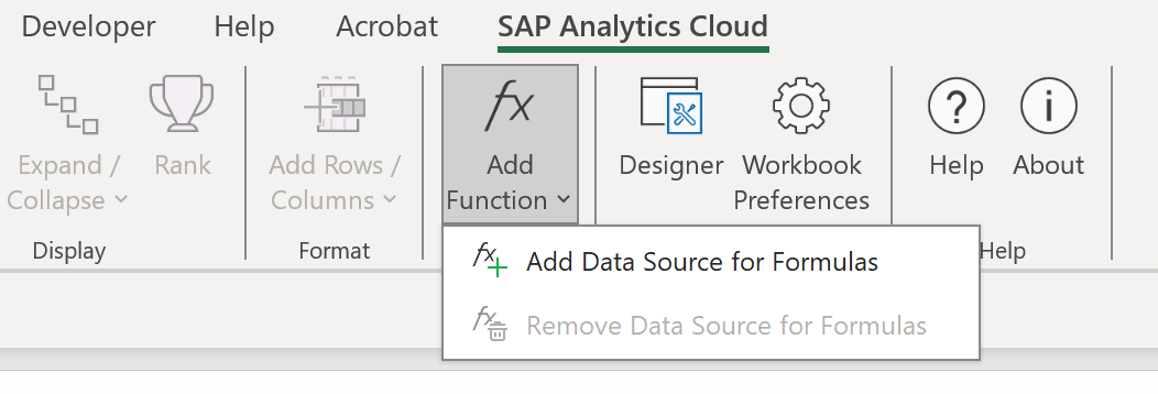 Adding a Data Source for Formulas – Analysis Prime University