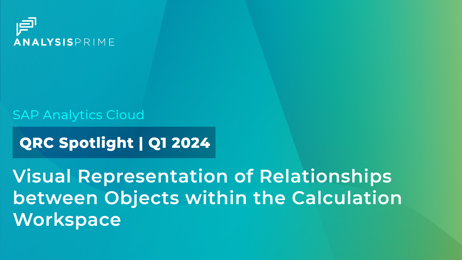 Visual Representation Of Relationships Between Objects Within The Calculation Workspace