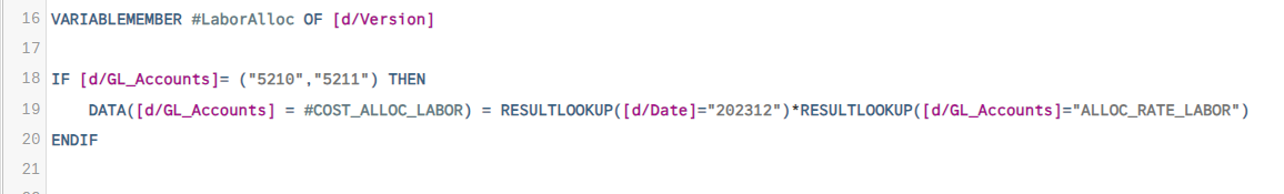 Advanced Formulas – Variable Member Support for Version Dimension – Analysis Prime University