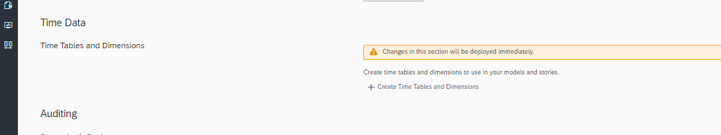 Auto Generating Time Dimensions and Tables in Spaces – Analysis Prime University