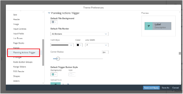 Planning Trigger – updated formatting options formats – Analysis Prime ...